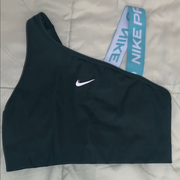 Nike | Other | Nike Oneshoulder Sports Bra With Logo Strap | Poshmark